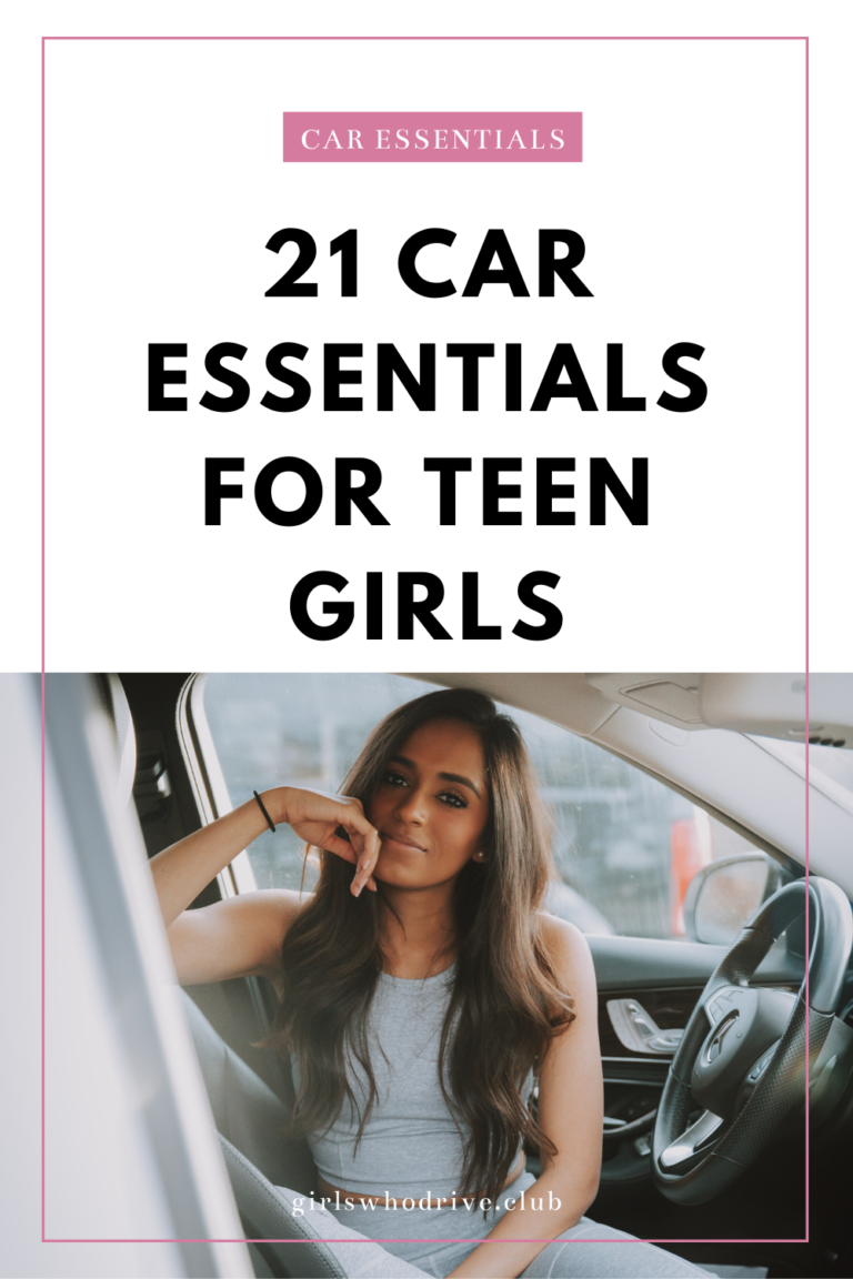 21 Car Essentials For Teenage Girls: The Ultimate List - Girls Who Drive
