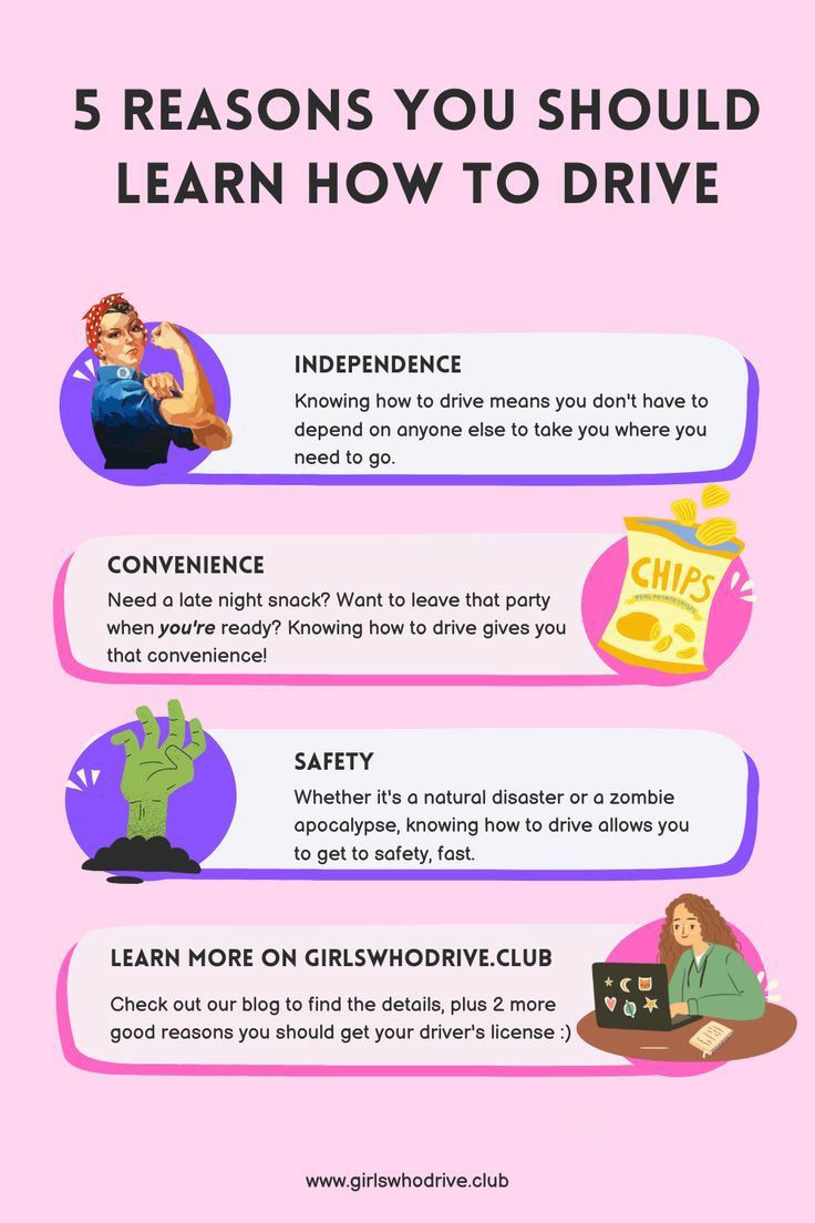 5 Good Reasons Why You Should Learn To Drive - Girls Who Drive